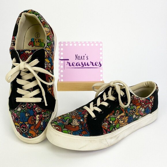 Nintendo | Shoes | Nintendo 222 Ground Up Super Mario Game Over Canvas ...